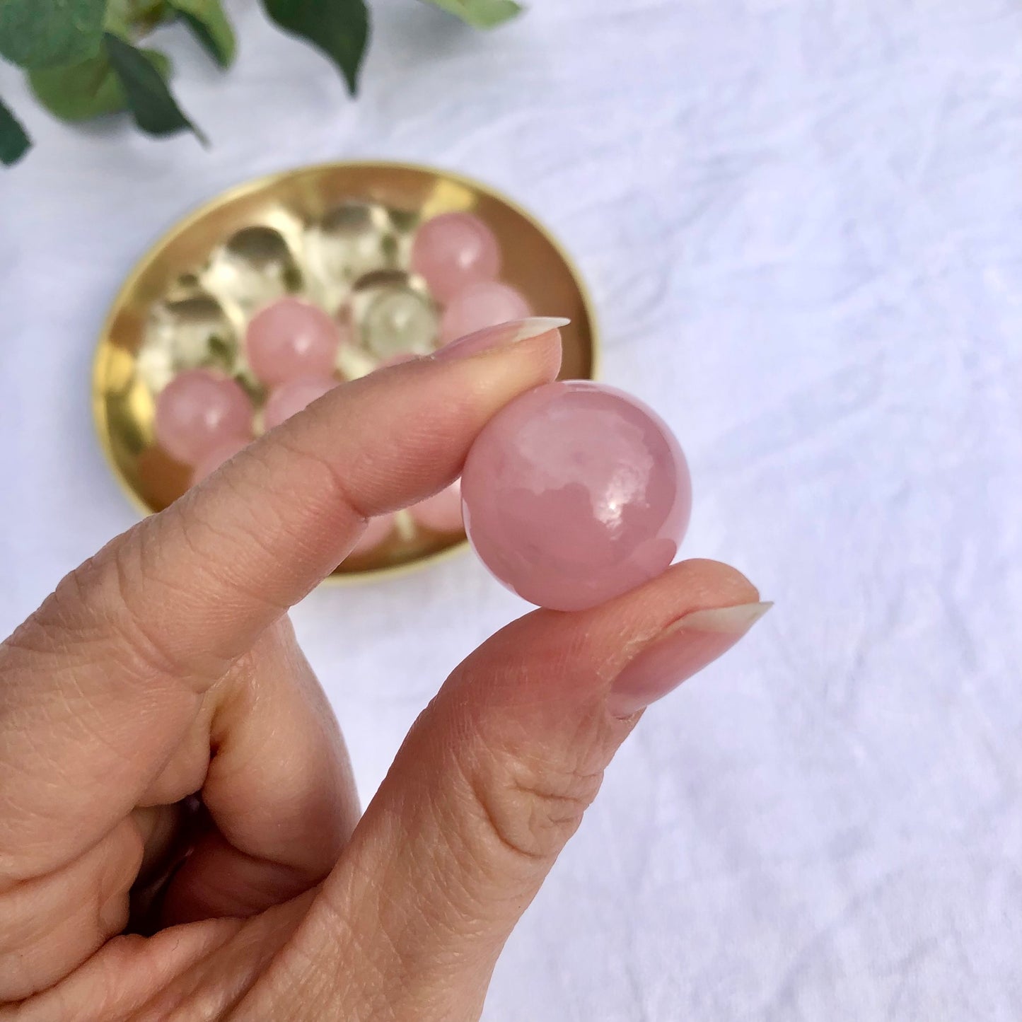 Rose Quartz Mini Sphere - Clarity + Enlightenment – Rock + Realm ...